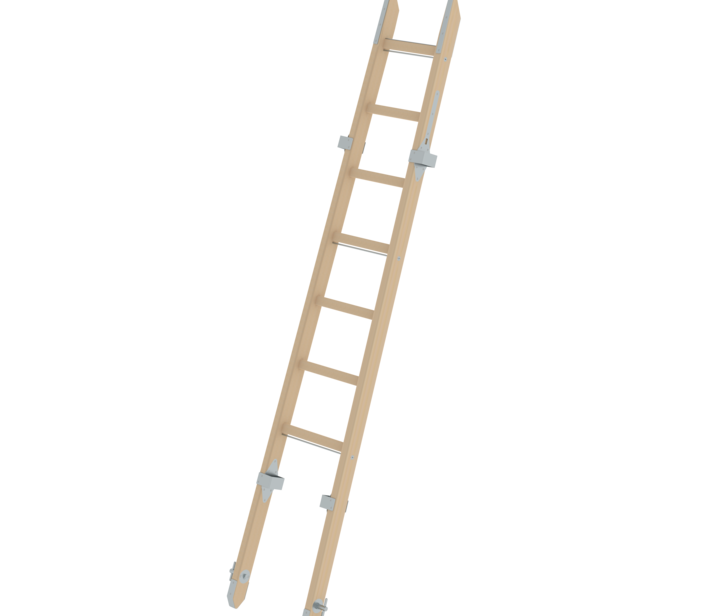Setting up a fire brigade scaling ladder