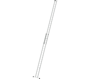 3-section rung push-up extension ladder, without stabiliser, 3x8 rungs