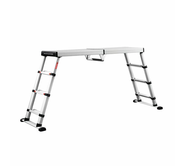 Telescopic work platform Solid Line, 4 steps SEO title
