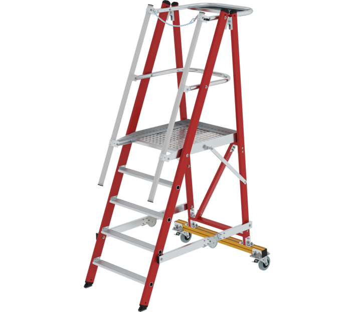 Platform ladder movable 8 steps | MUNK Group