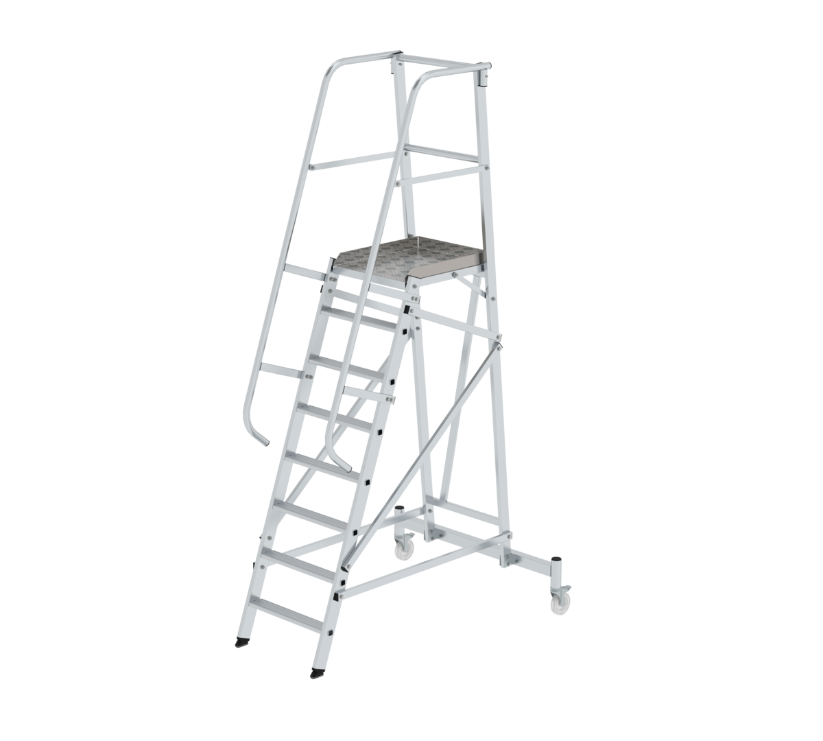 Platform ladder movable 8 steps | MUNK Group